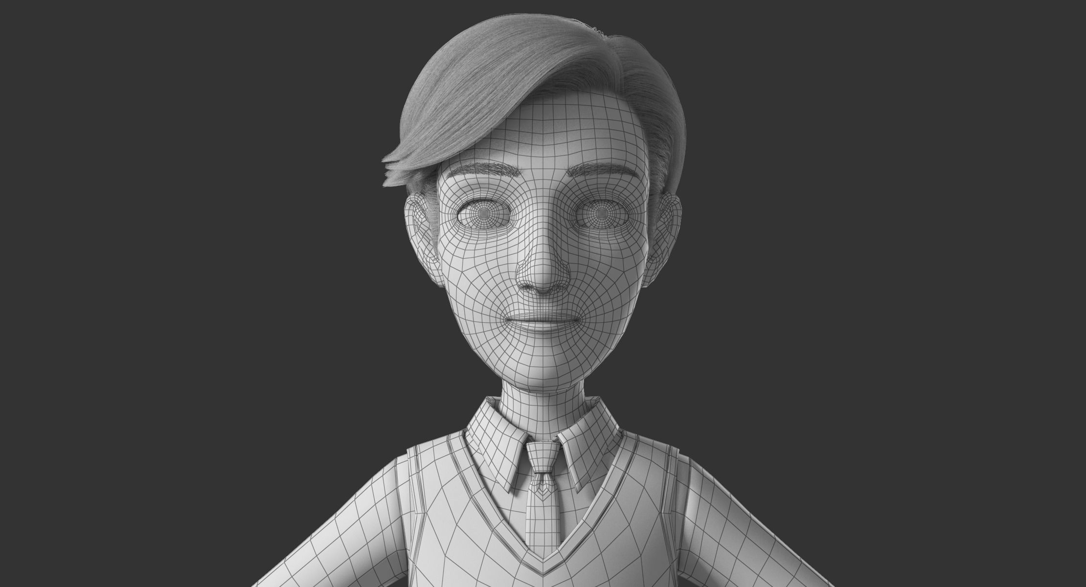 Cartoon Family Rigged V2 3D model rigged | CGTrader