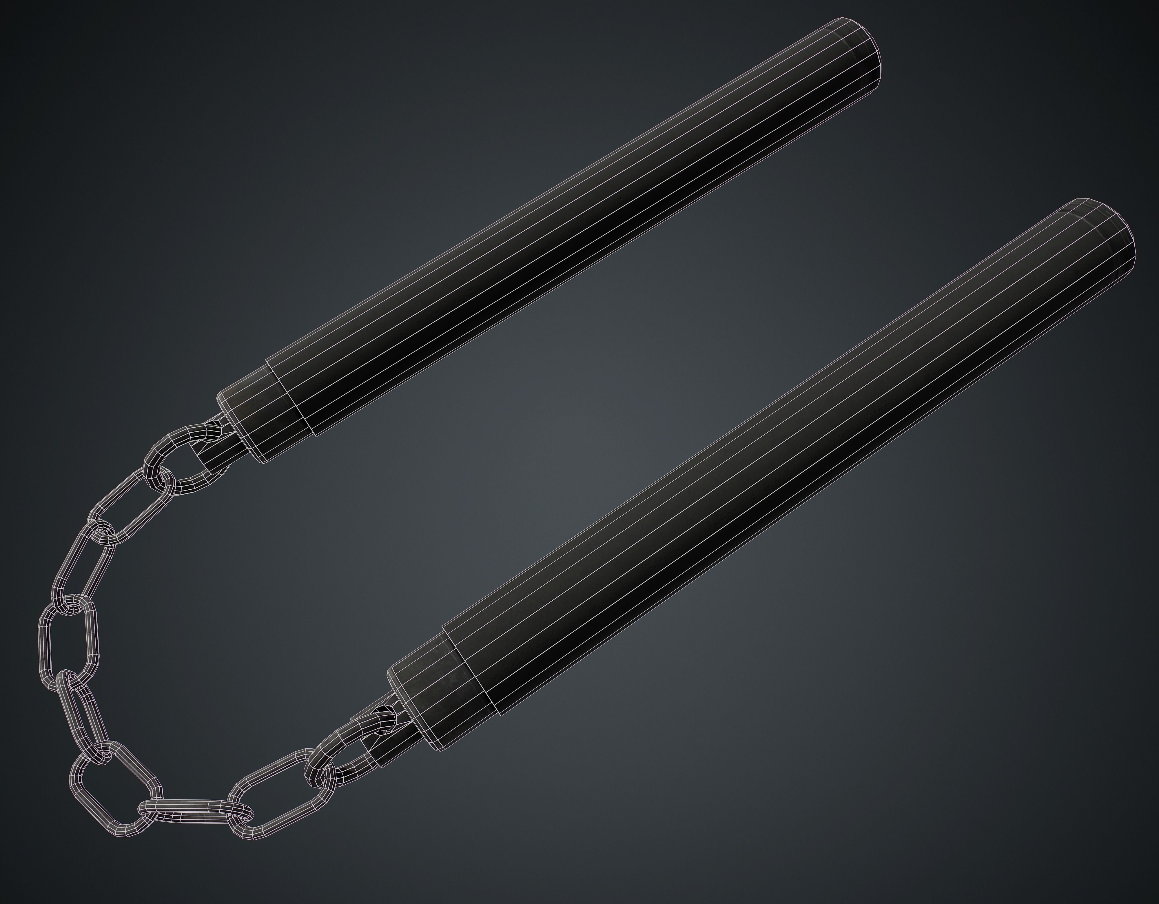 3D model Nunchaku VR / AR / low-poly | CGTrader