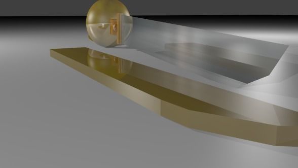 Gold Saber 3D model | CGTrader