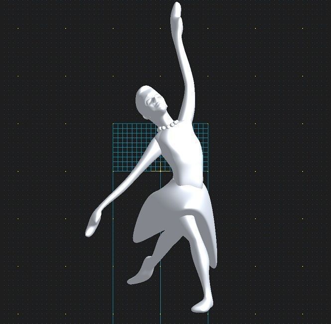 ballerina 2 ballet dancer 3D model 3D printable | CGTrader