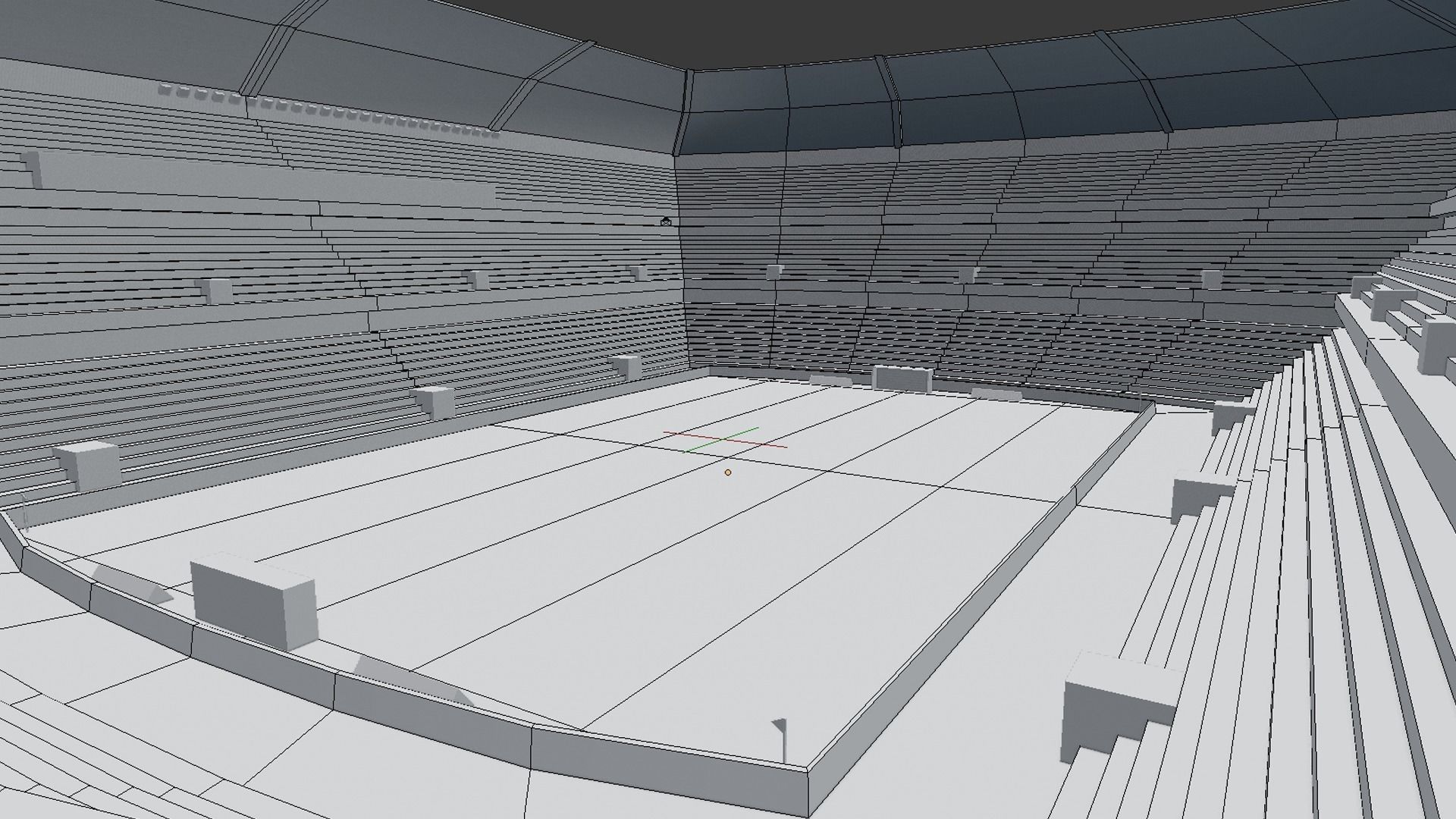 3D model Low Poly Soccer Stadium VR / AR / low-poly | CGTrader