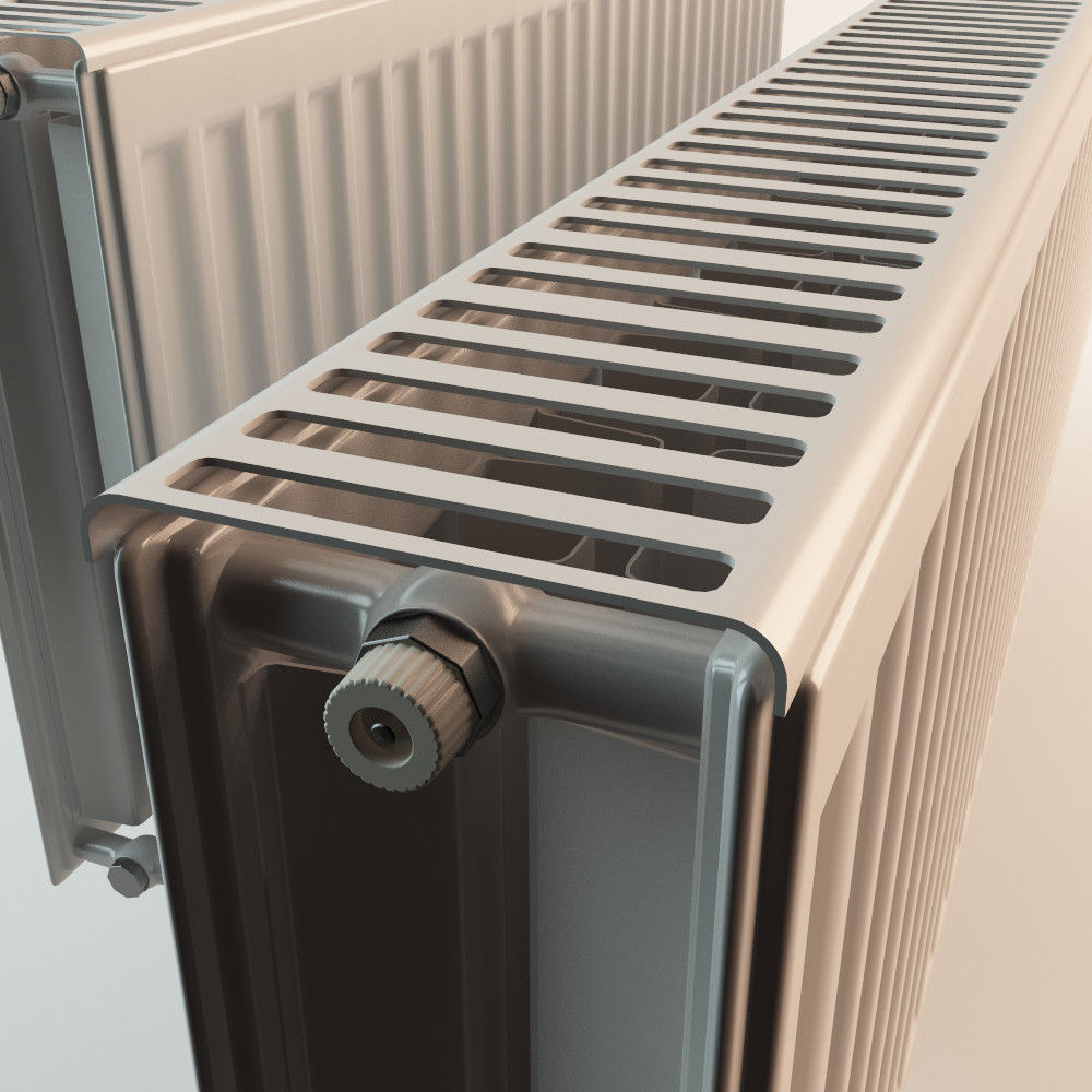 Radiator two radiators 3D model | CGTrader