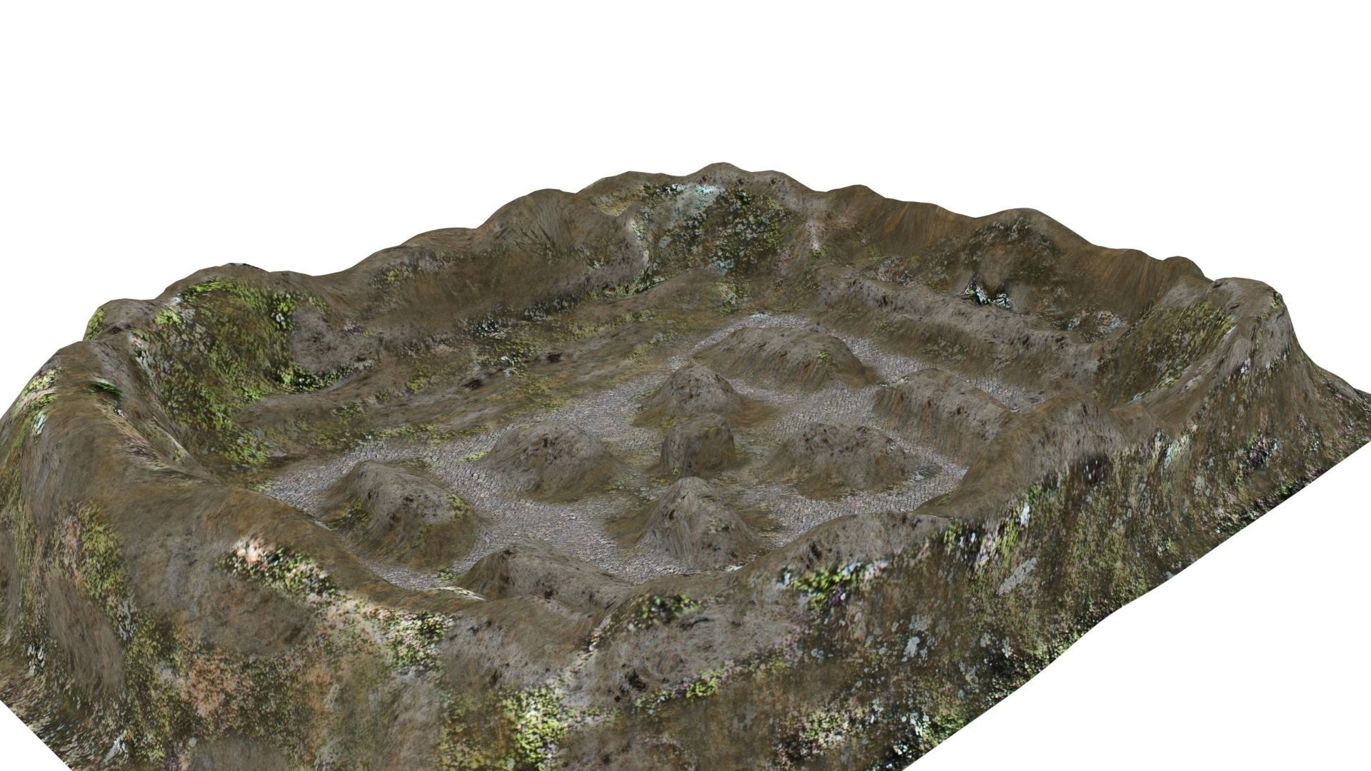 3D model Game Map 4K Textures VR / AR / low-poly | CGTrader