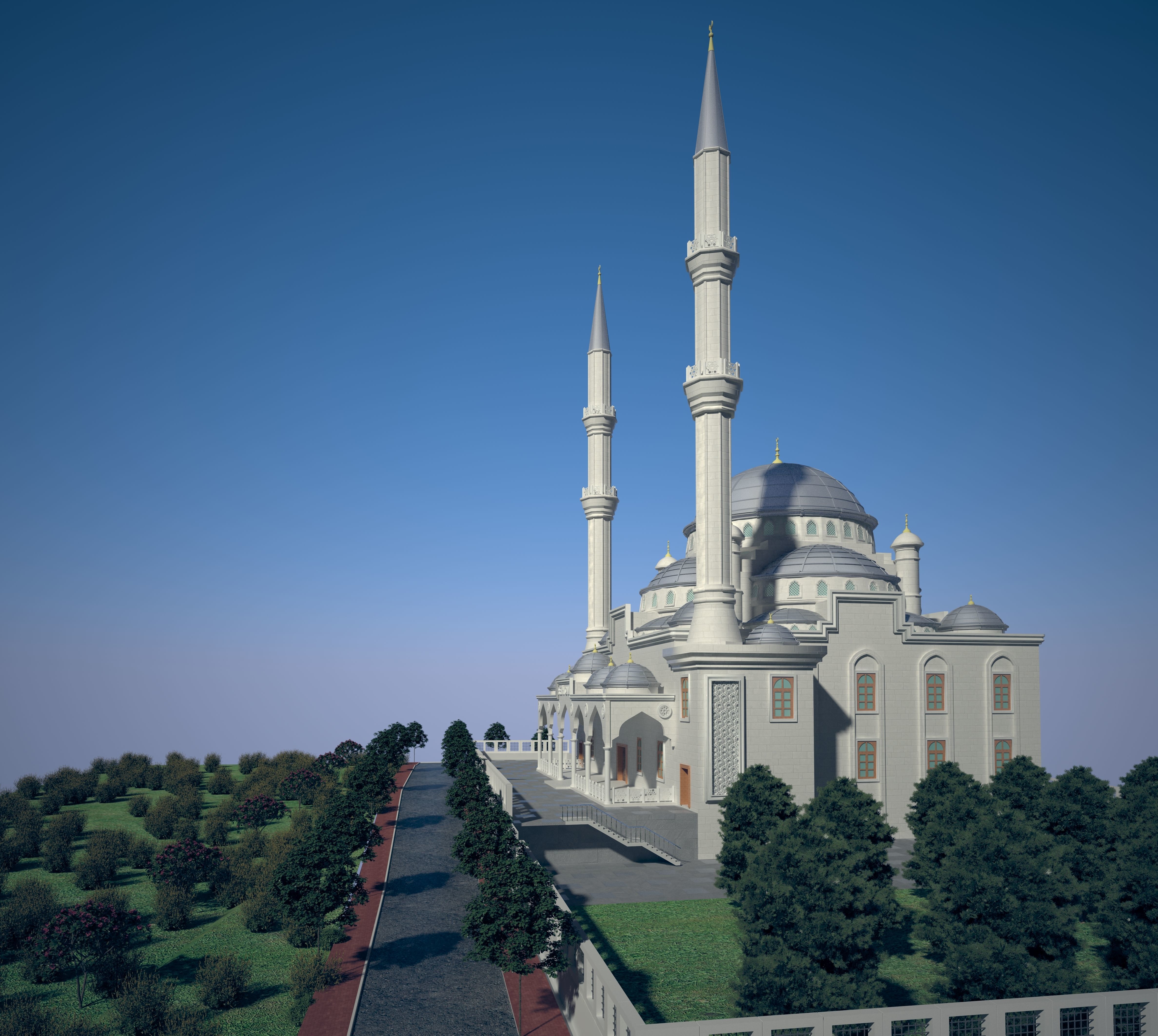 CLASSICAL OTTOMAN EMPIRE MOSQUE 3D model | CGTrader