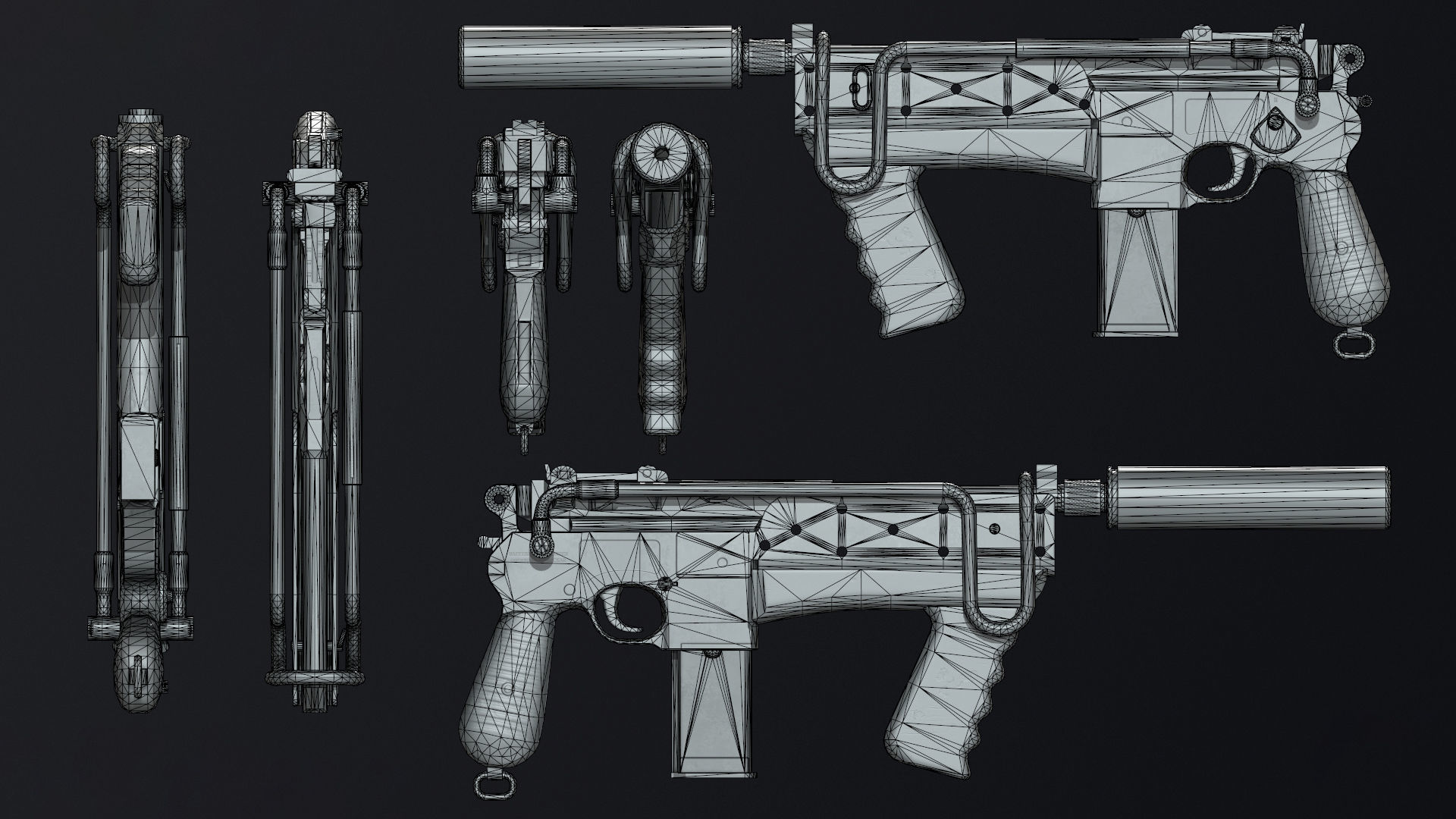 3D model PBR Mauser M712 Assault Carbine VR / AR / low-poly | CGTrader