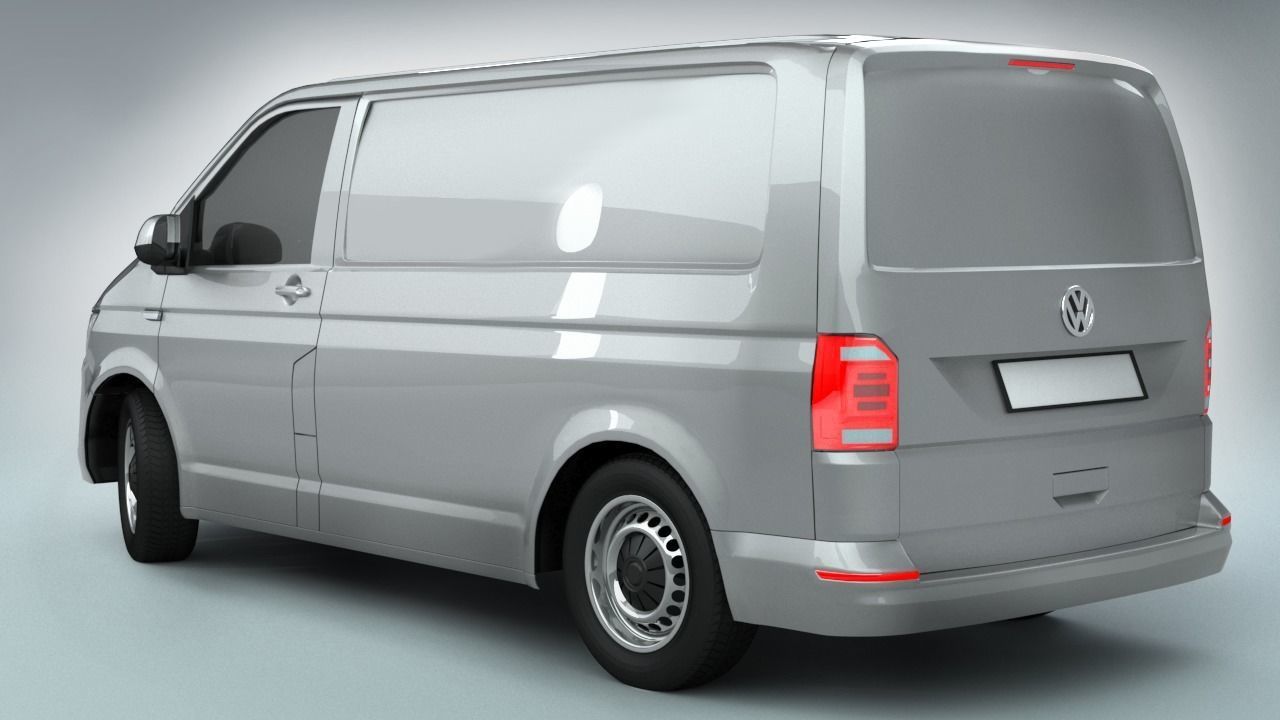 Volkswagen Transporter T6 Panelvan 3D model rigged | CGTrader