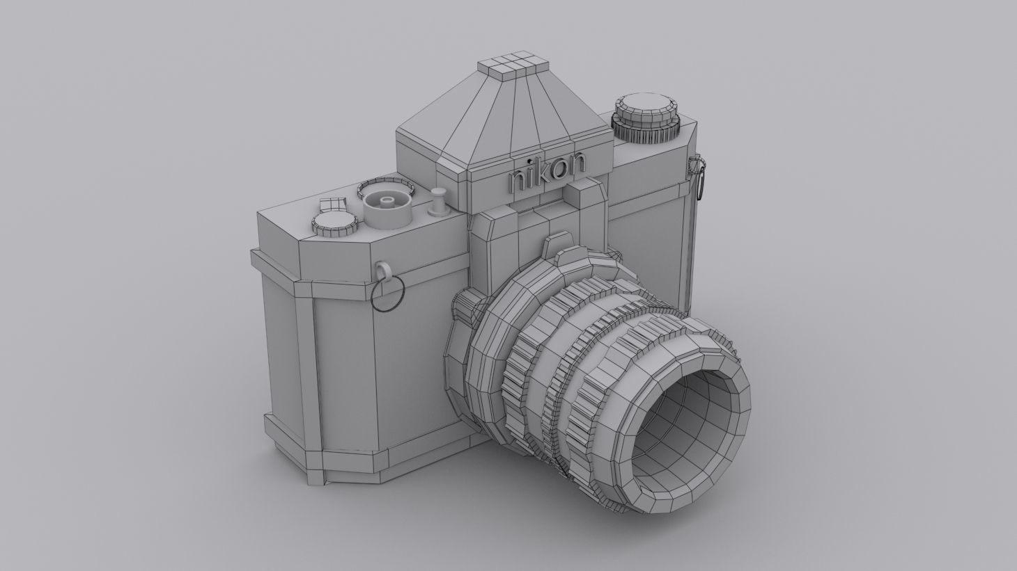 3D model camera SLR VR / AR / low-poly | CGTrader