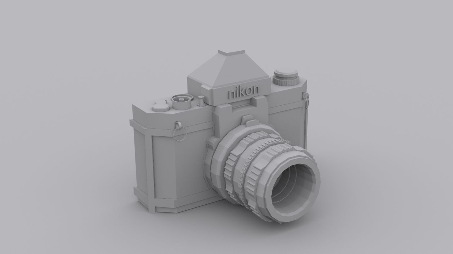 3D model camera SLR VR / AR / low-poly | CGTrader