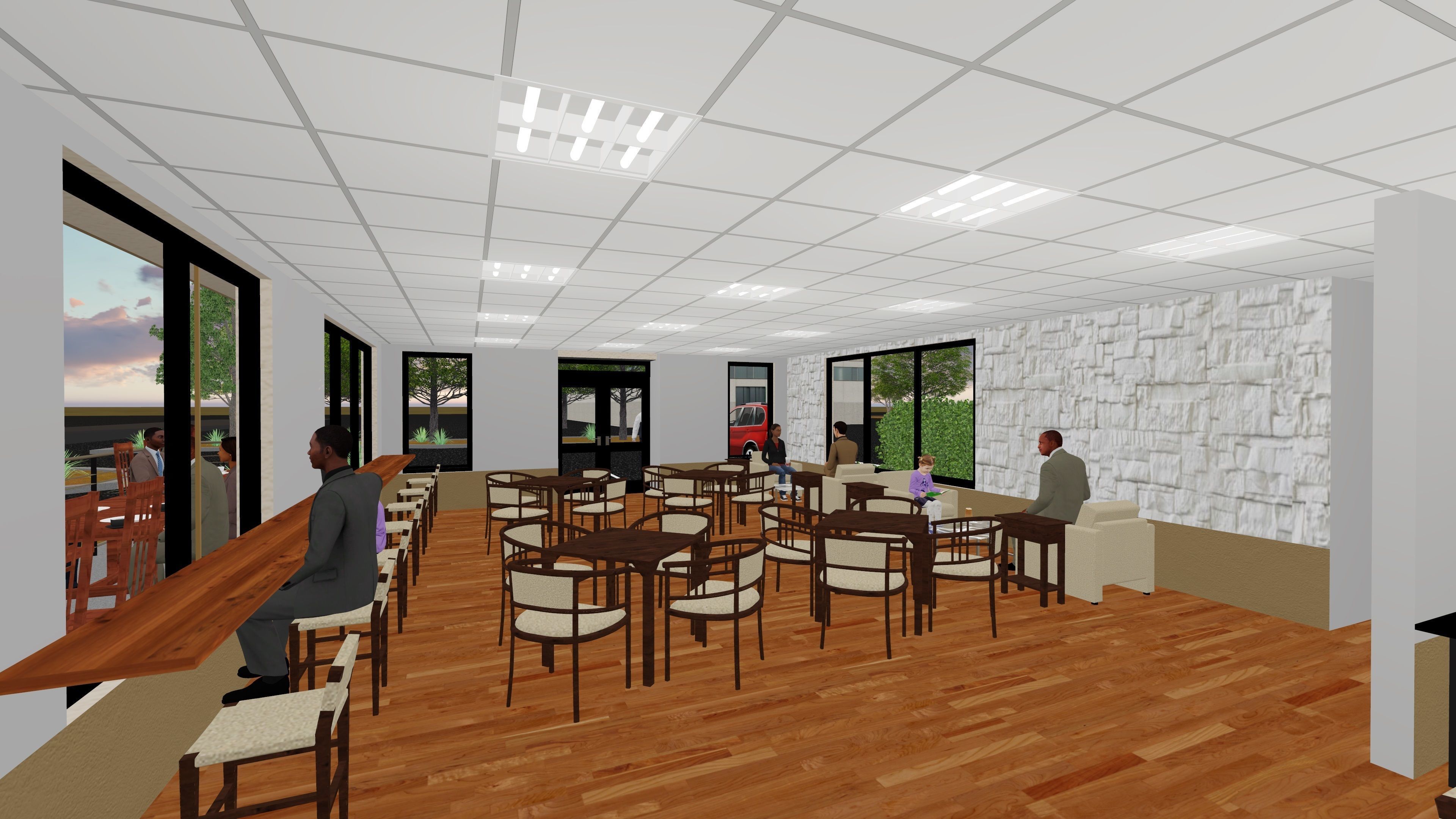 3d Revit Model Restaurant 4717 N Lagoon Ave 3D model | CGTrader