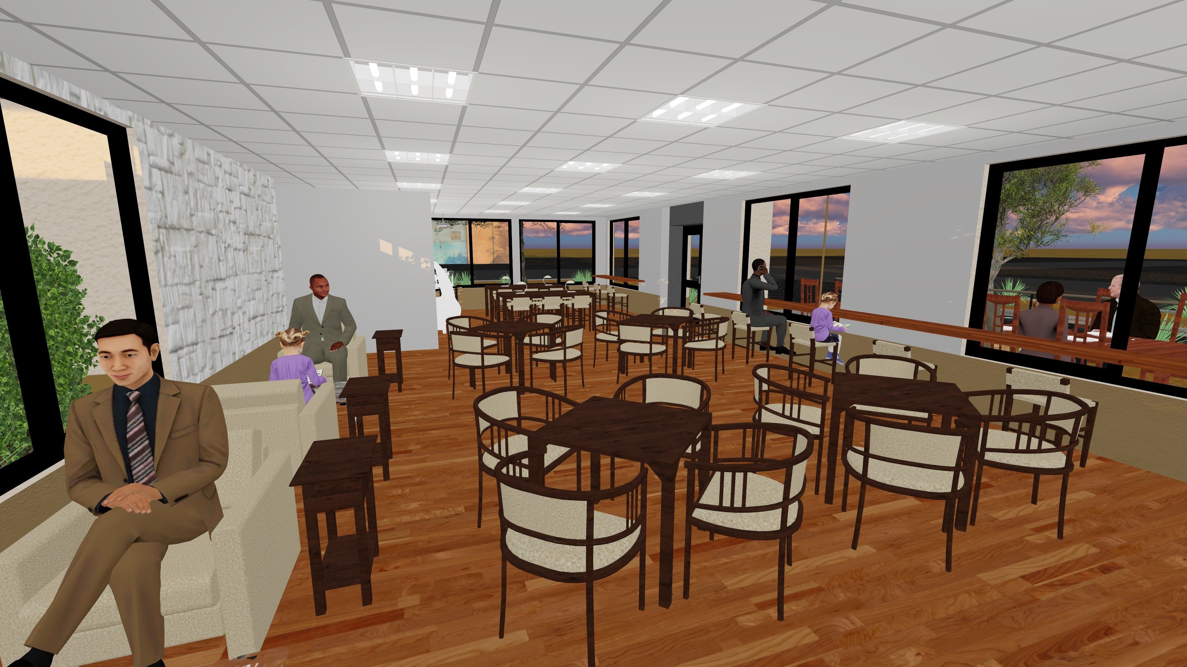 3d Revit Model Restaurant 4717 N Lagoon Ave 3D model | CGTrader