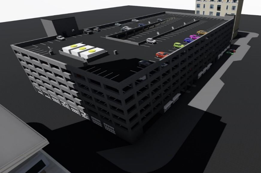 3d Revit Model for Garage Building 3D model | CGTrader