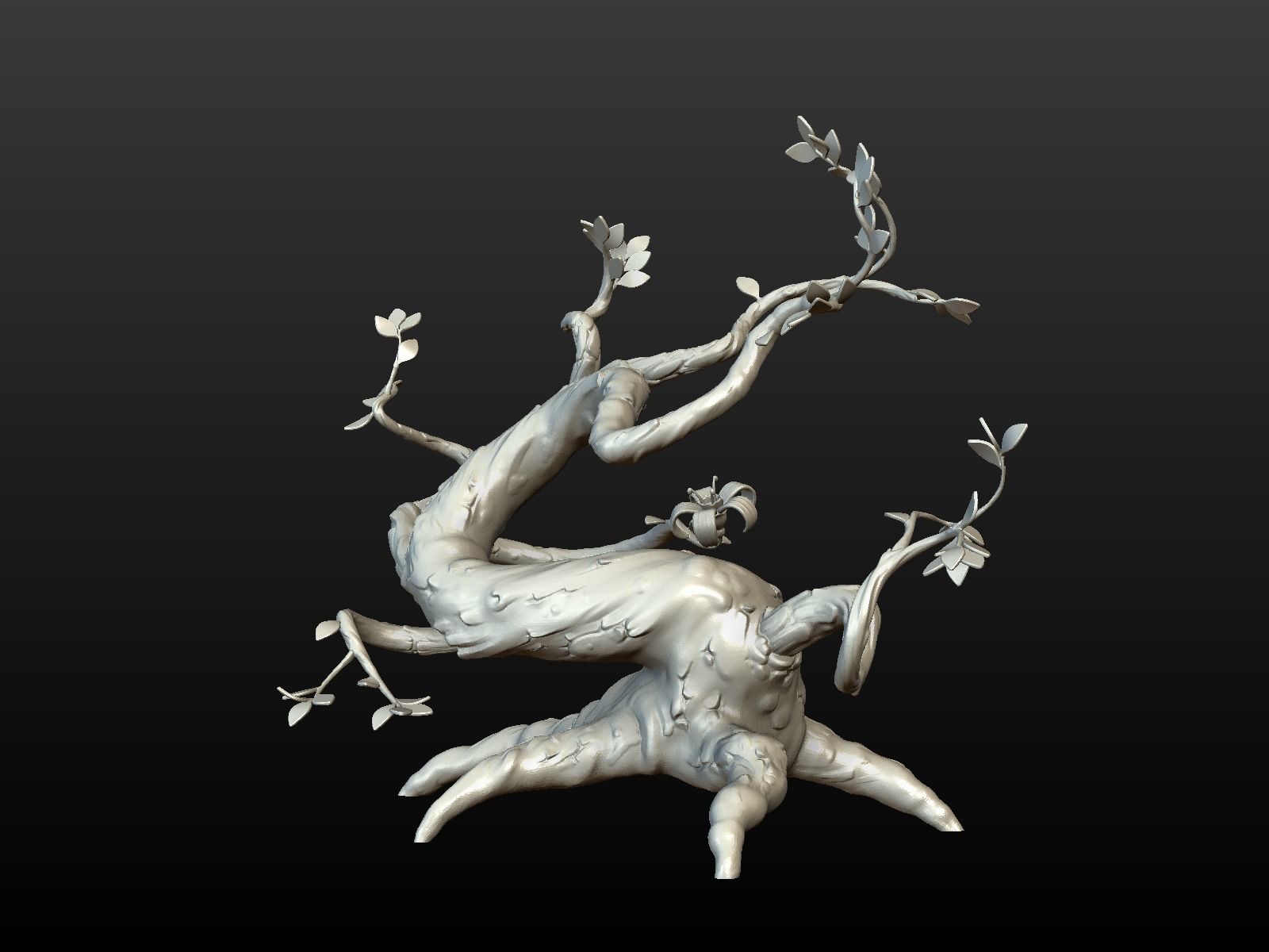 Printable Fantasy Tree 3D model 3D printable | CGTrader