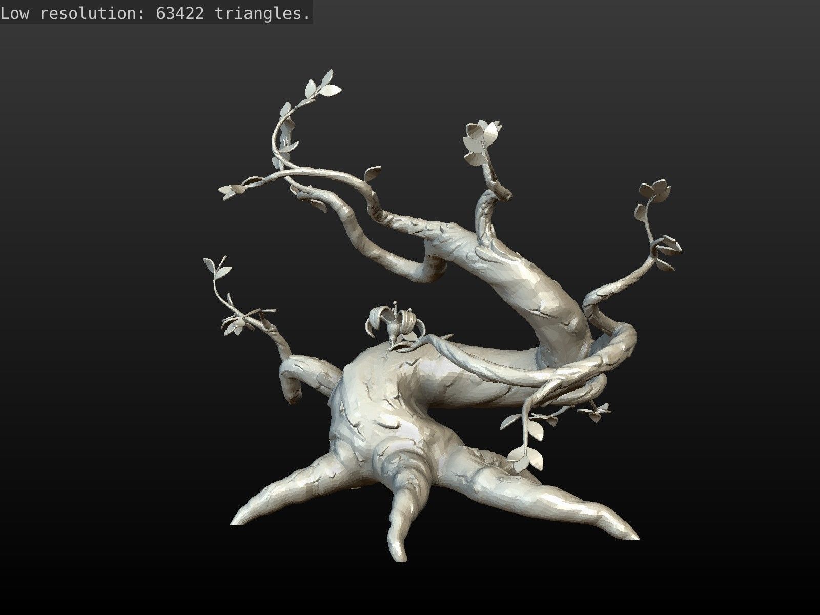 Printable Fantasy Tree 3D model 3D printable | CGTrader