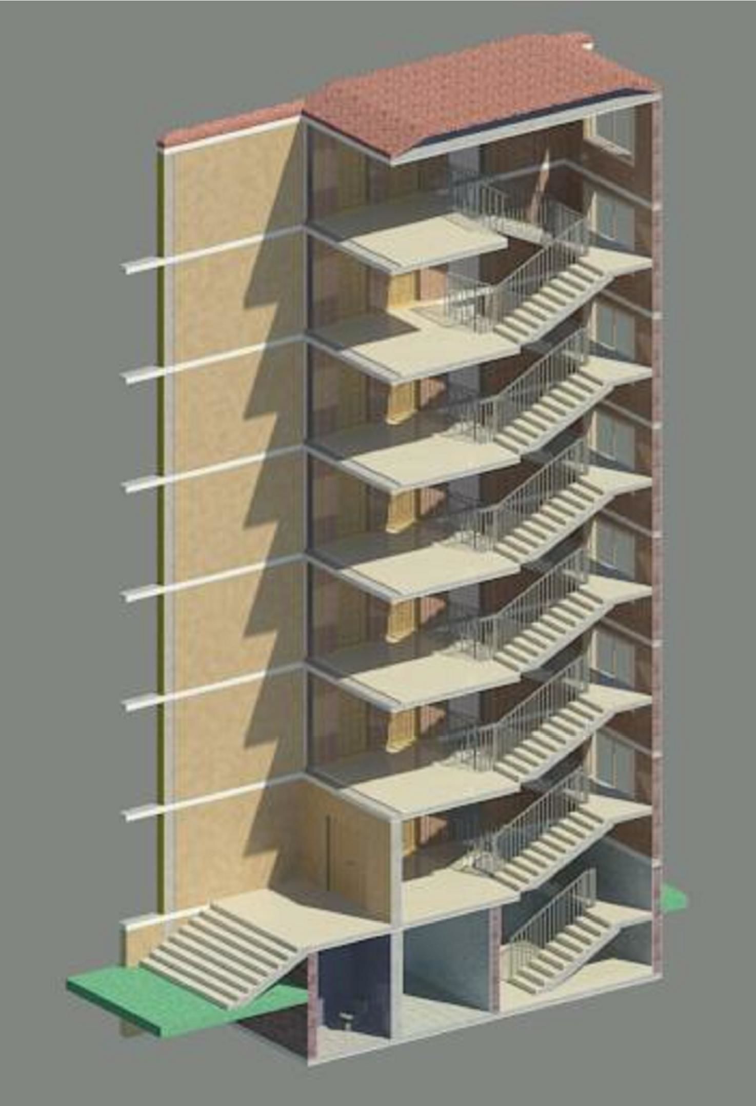 Sample Revit Project 2015 For Building Typical 3D model | CGTrader