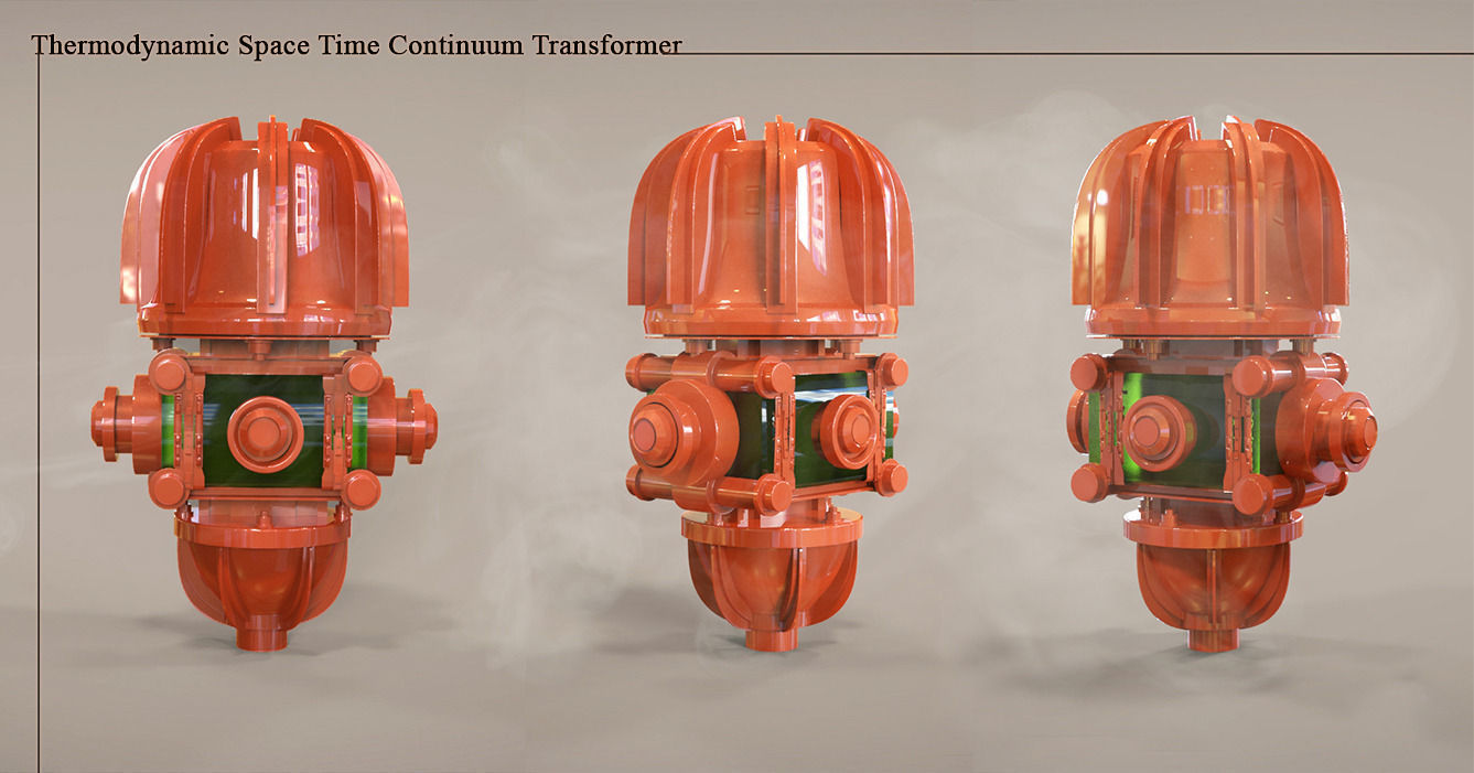 Time Machine 3D model | CGTrader