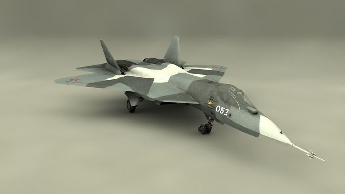 3D asset Sukhoi Su-57 | CGTrader