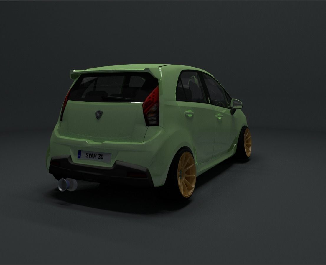 3D model Proton Iriz VR / AR / low-poly | CGTrader