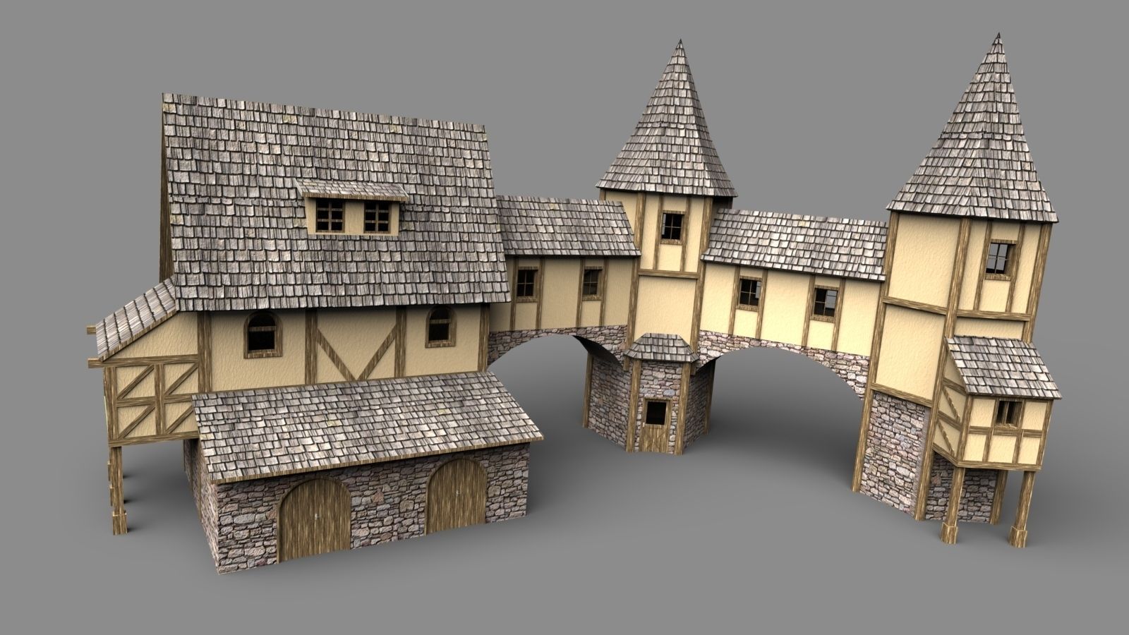 Fantasy House 3D model | CGTrader
