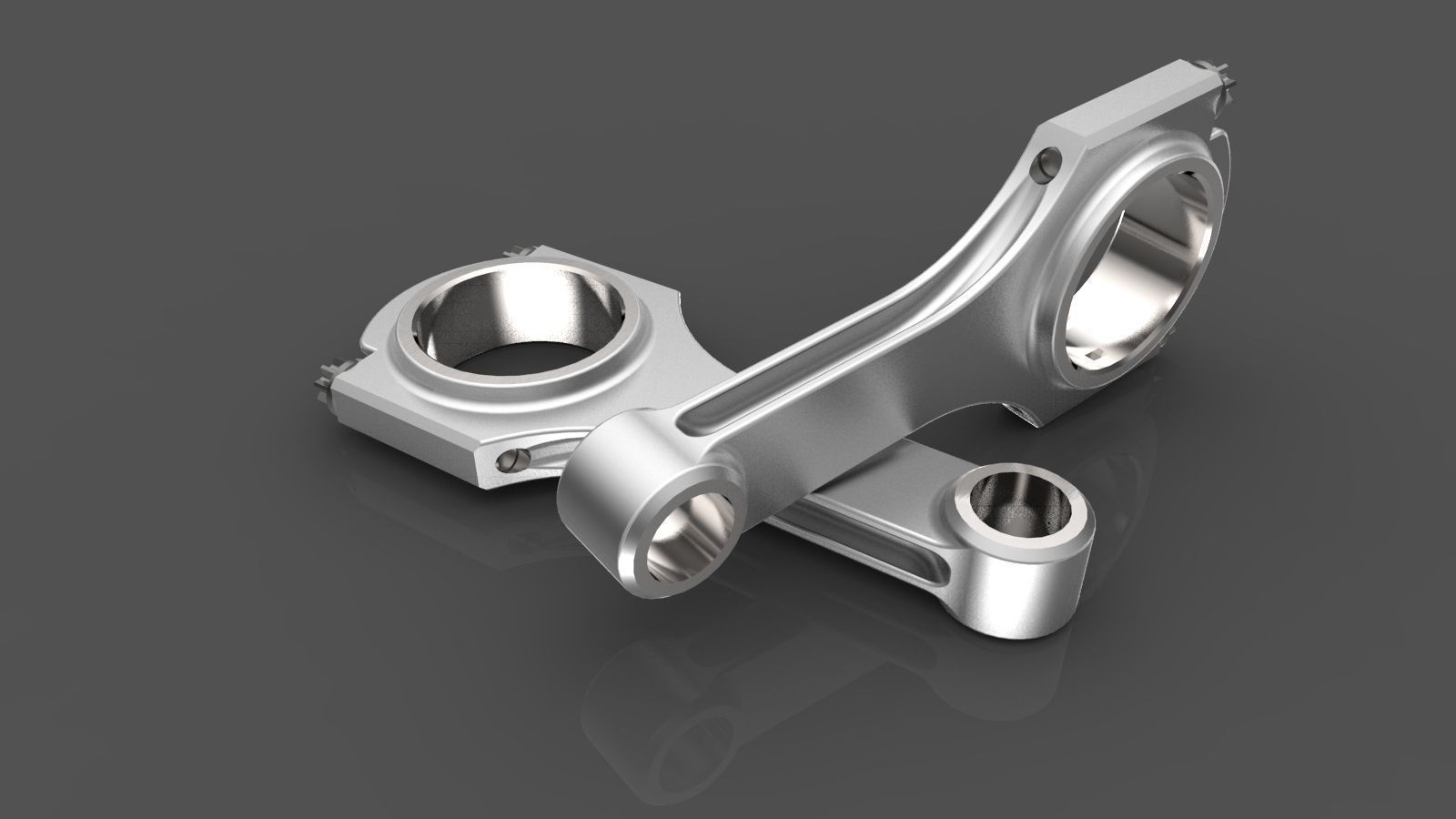 Connecting rod H profile 3D model | CGTrader