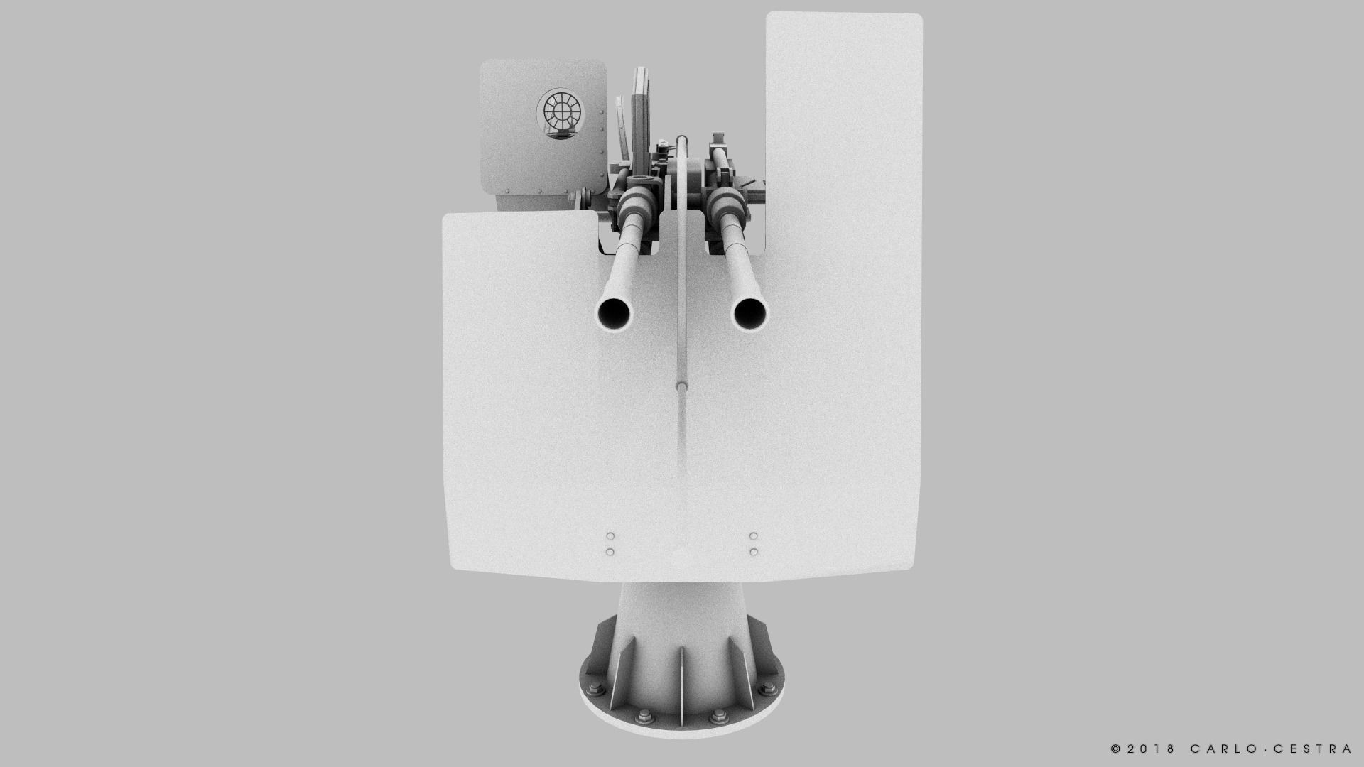 3D model German 20mm FLAK 38 VR / AR / low-poly | CGTrader
