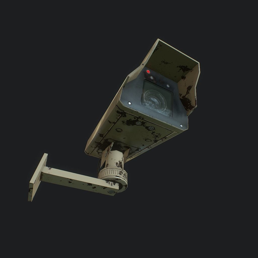 3D model Security Camera VR / AR / low-poly animated | CGTrader