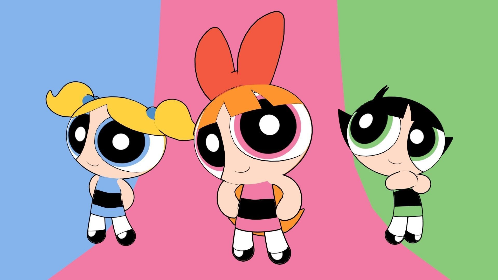 3D model The Powerpuff Girls 2016 VR / AR / low-poly rigged | CGTrader