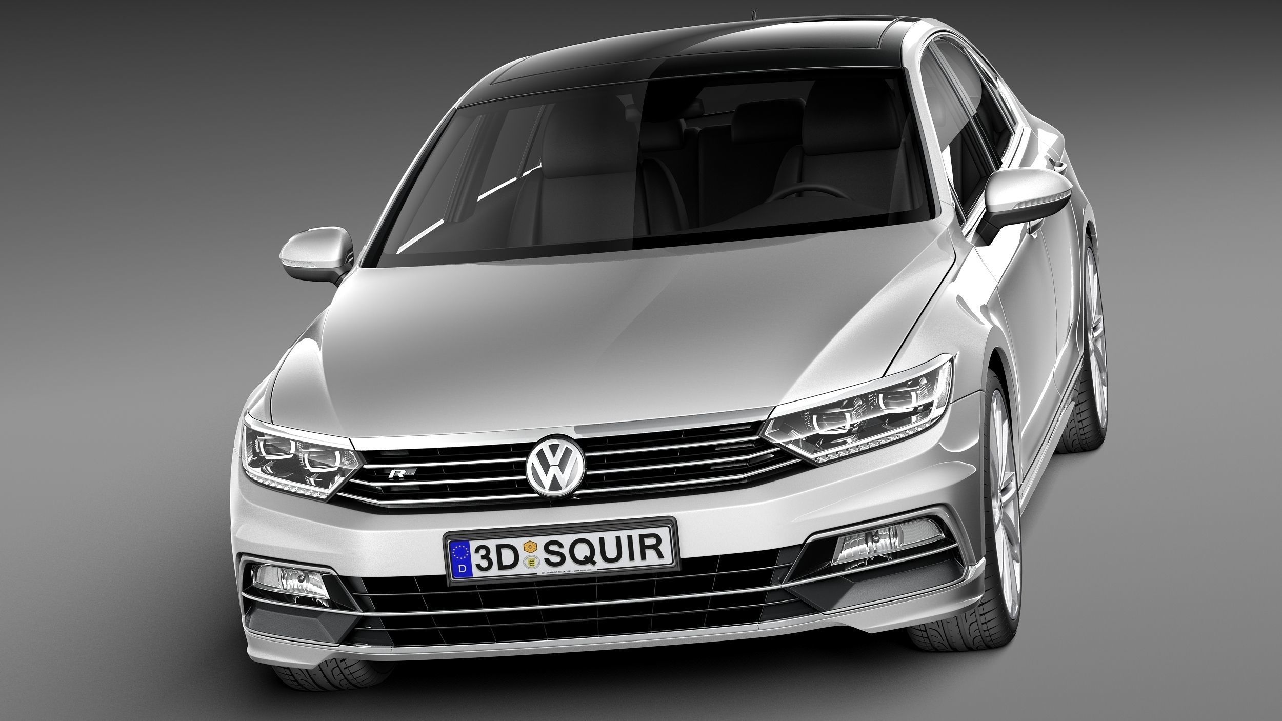 Volkswagen Passat R-line 2015 3D model | CGTrader