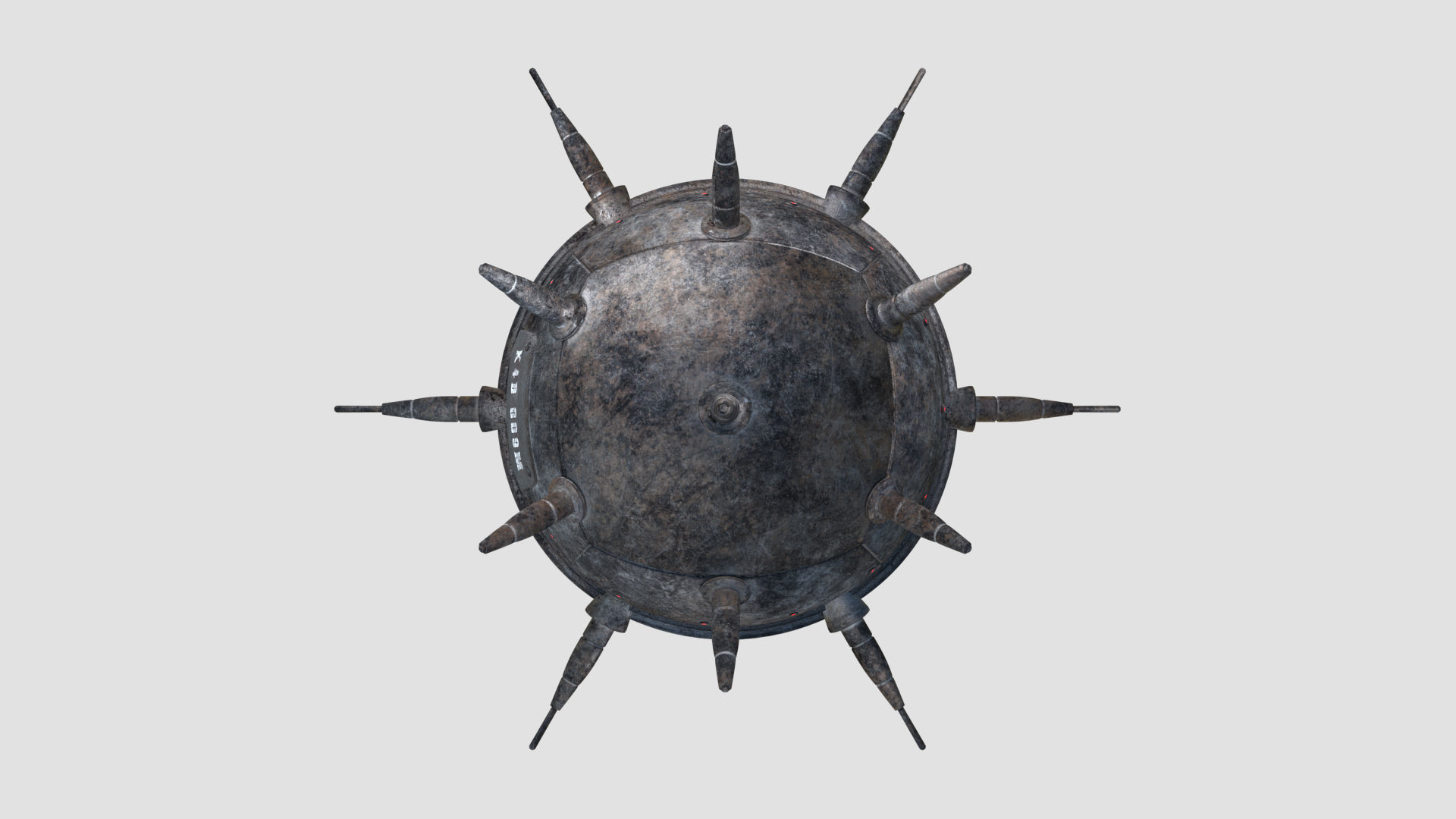 Underwater naval mine 3D model | CGTrader