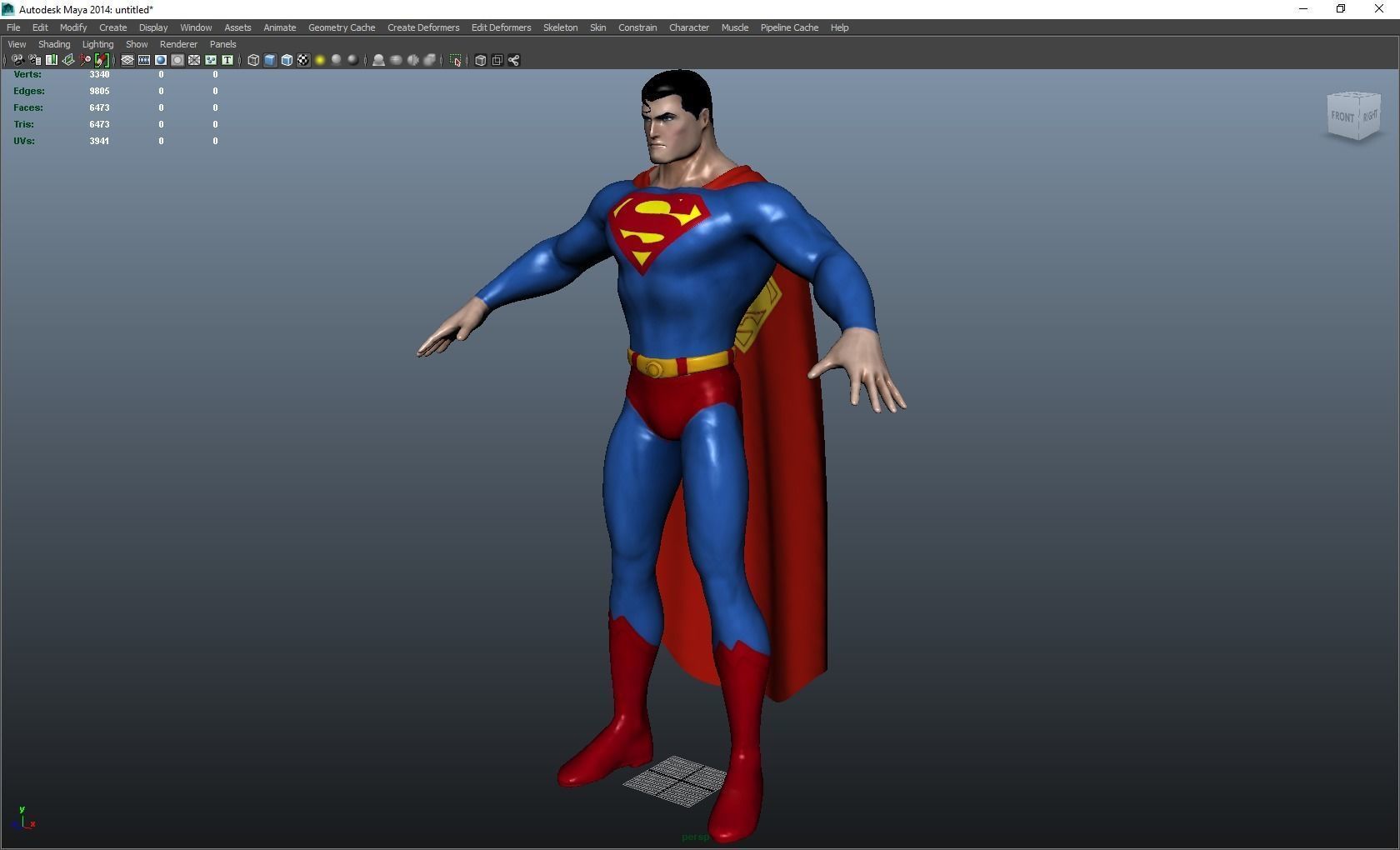 DC Model Superman 3D model | CGTrader