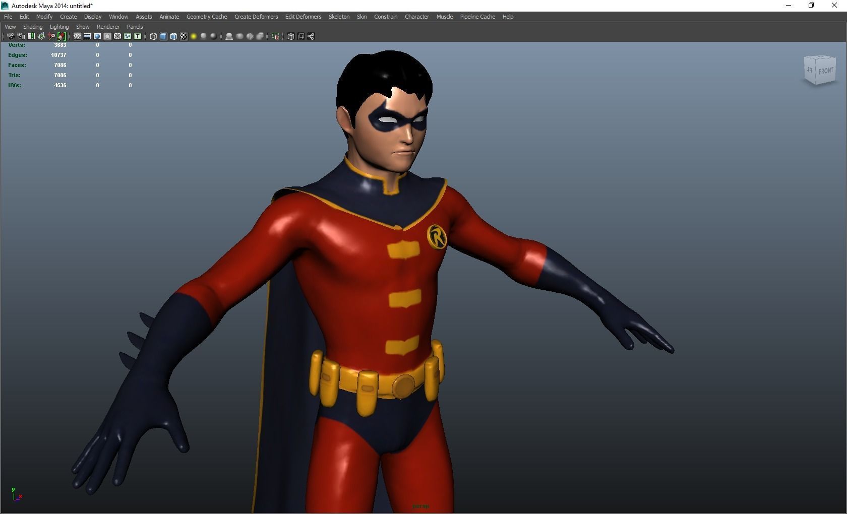 Dc Model Robin 3d Model Cgtrader