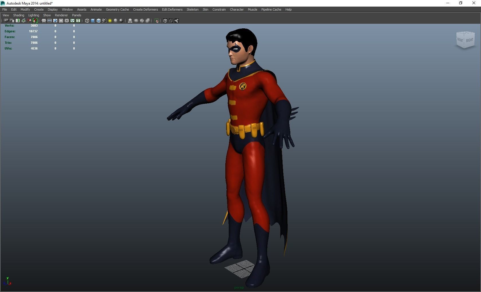DC Model Robin 3D model | CGTrader