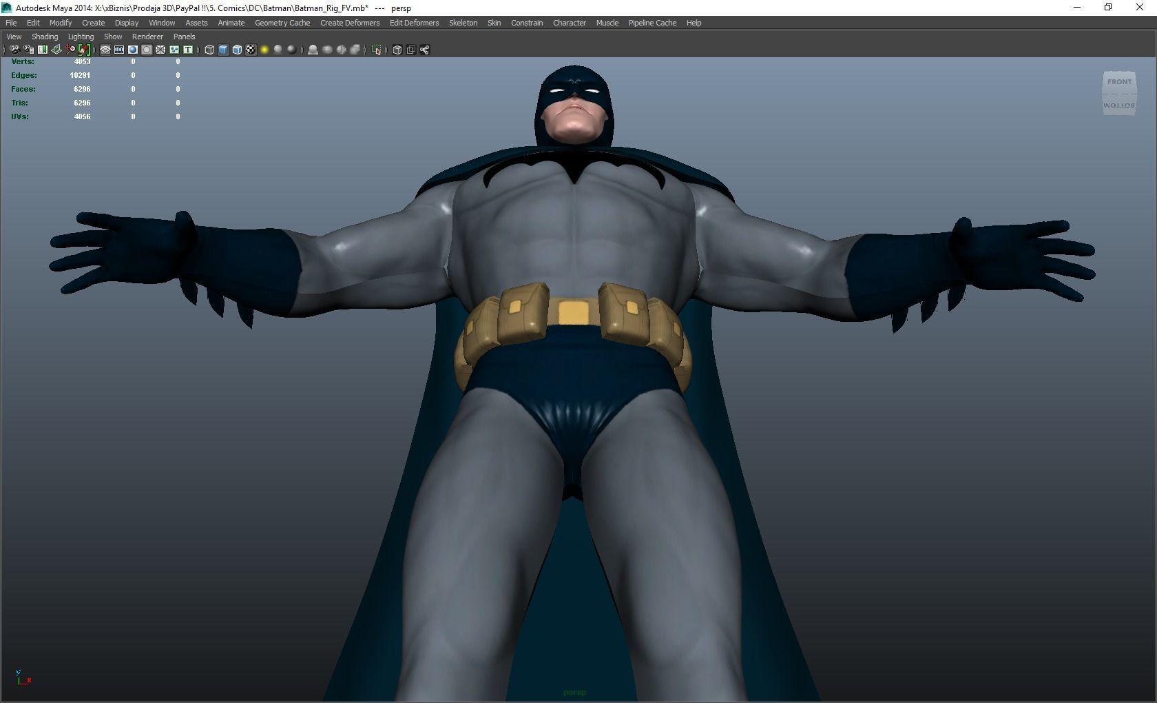 DC Model Batman 3D model | CGTrader