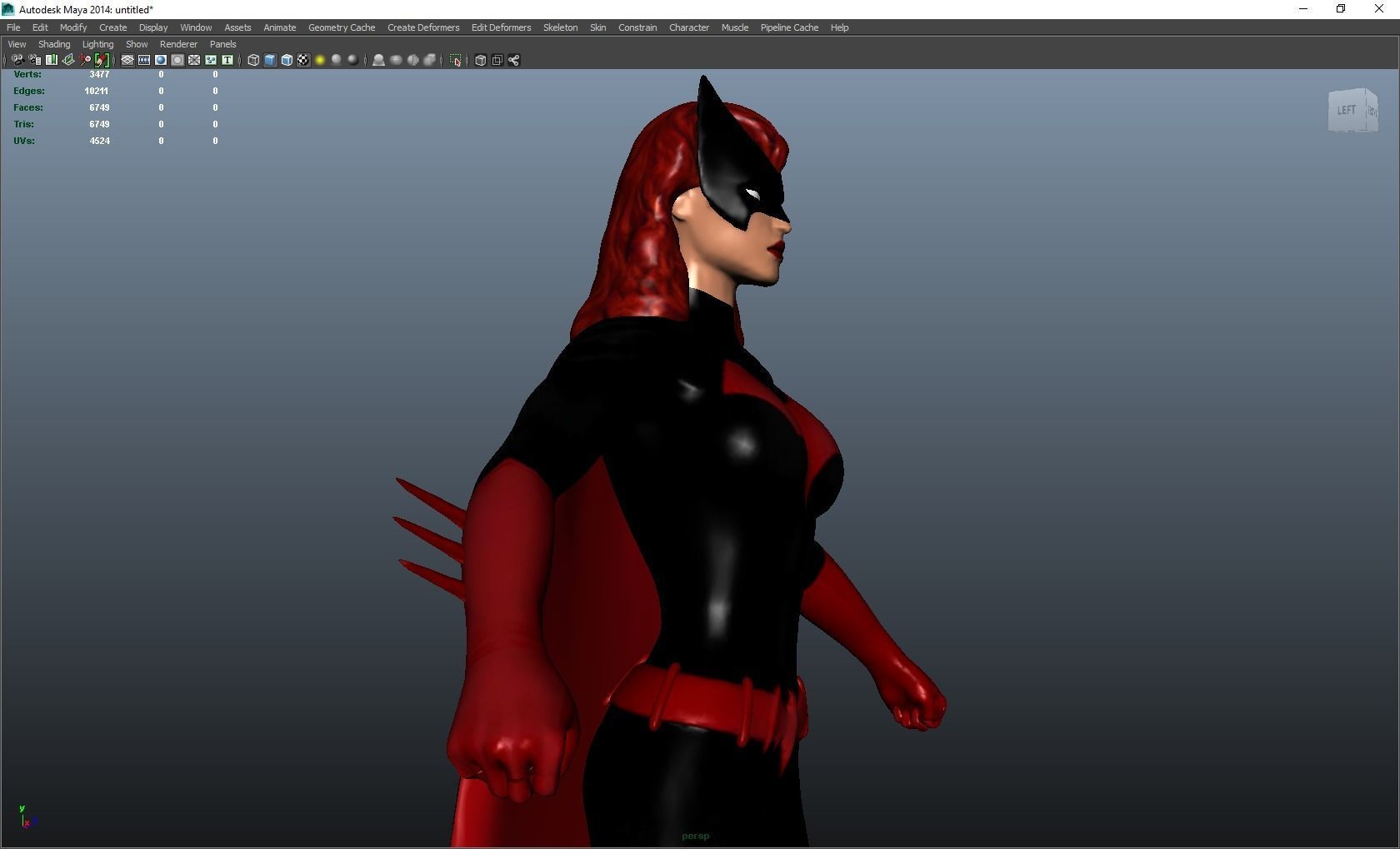 DC Model Batgirl 3D model | CGTrader