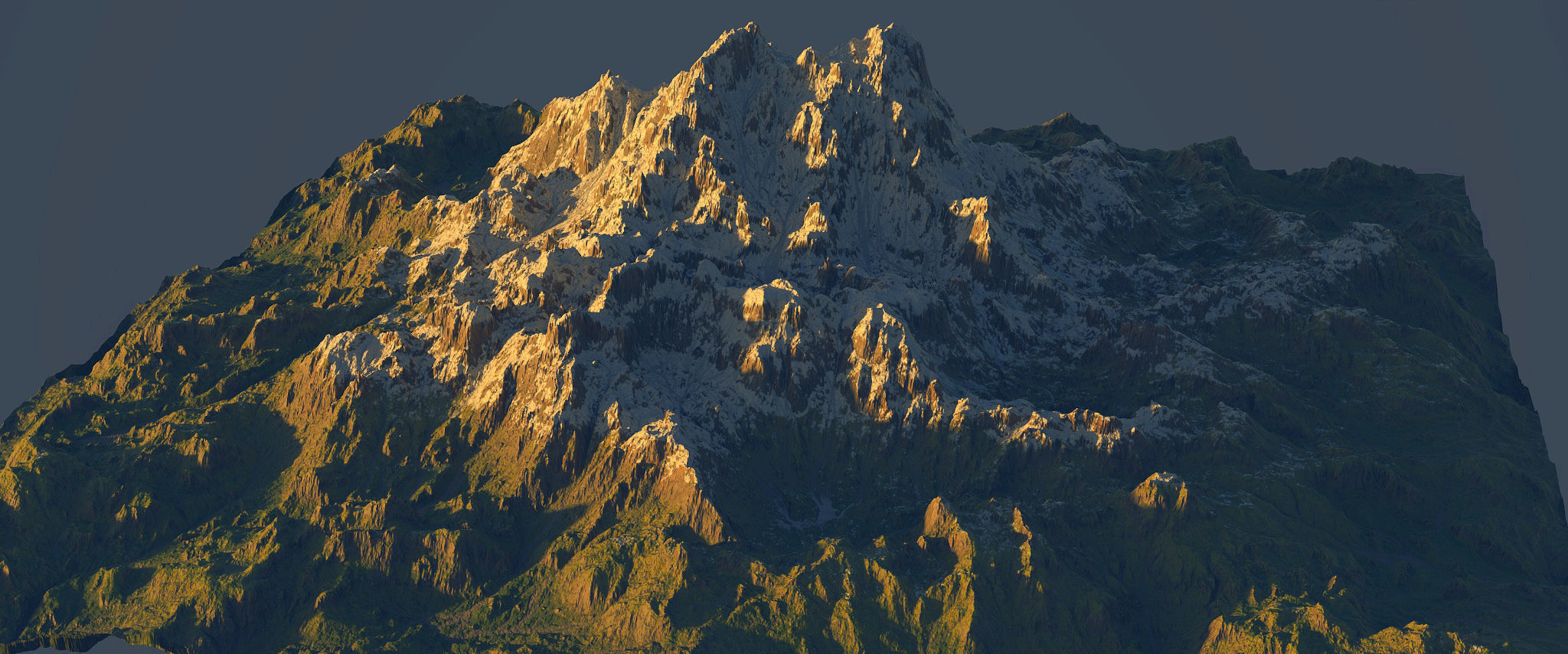 3D model Hero mountain VR / AR / low-poly | CGTrader