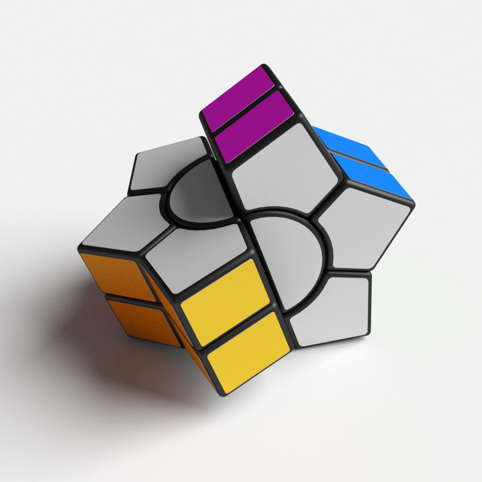 8x rare cube puzzles set 3D model | CGTrader