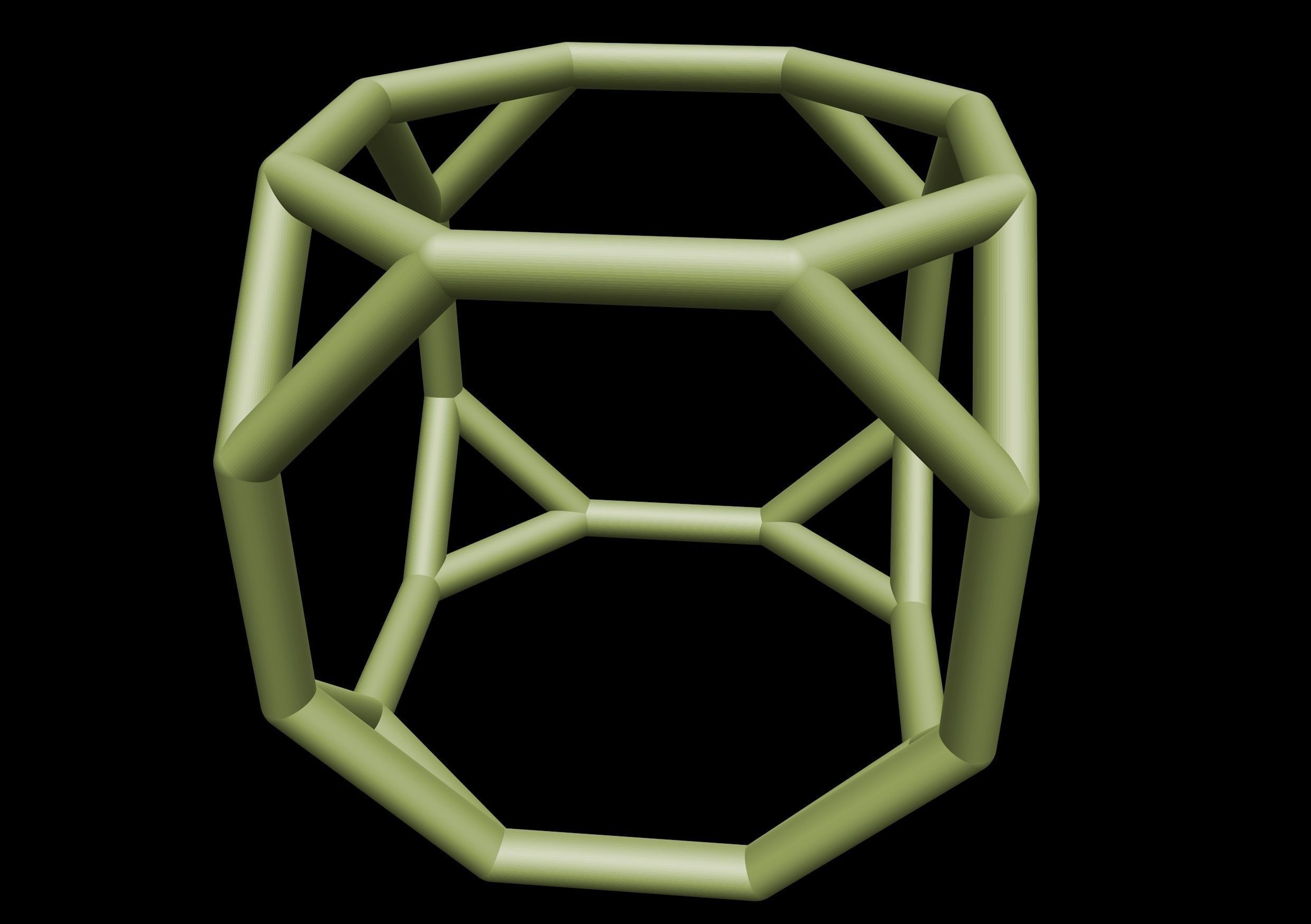 040 Mathart - Archimedean Solids - Truncated Cube 01 - 10 cm 3D model ...
