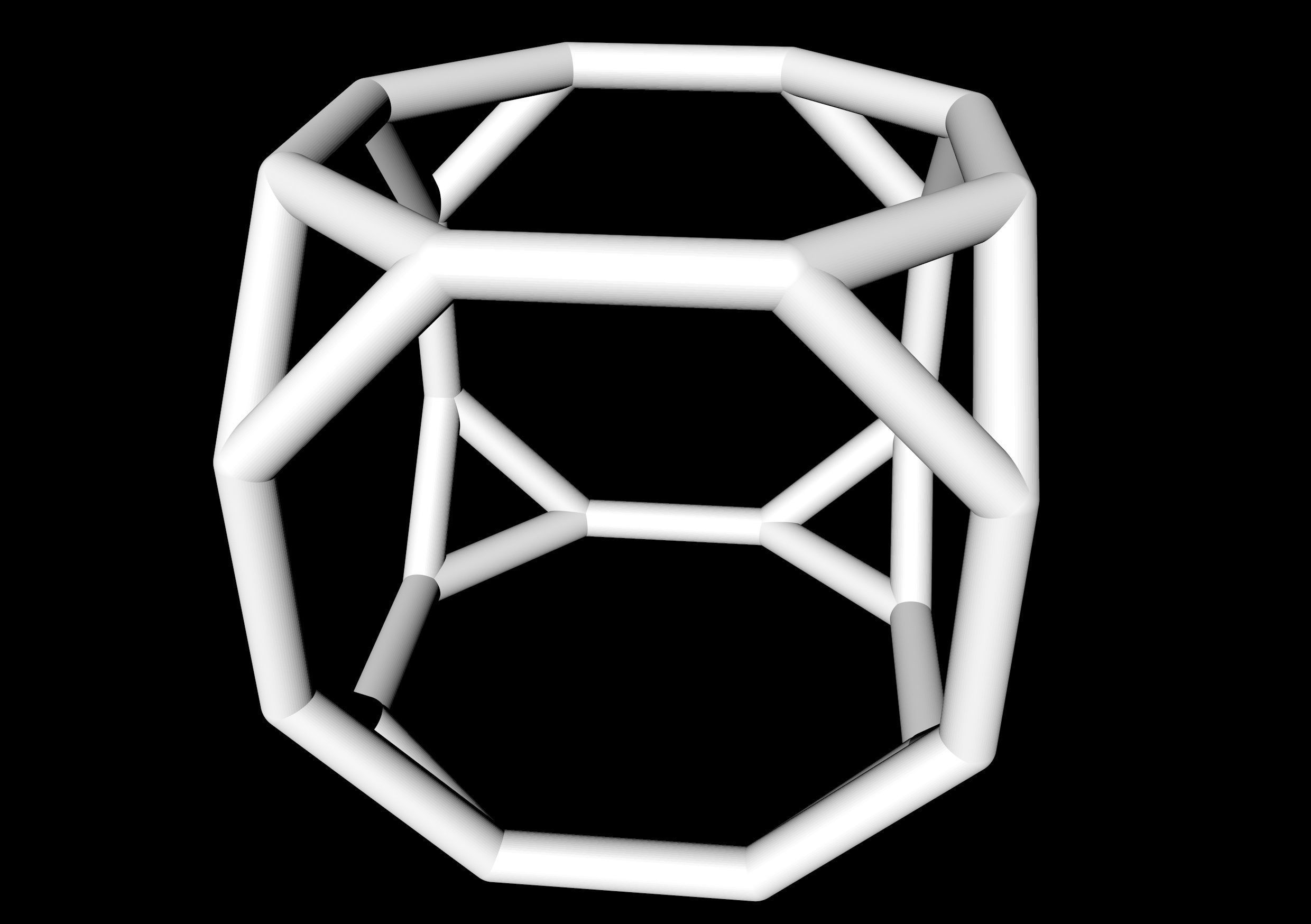 040 Mathart - Archimedean Solids - Truncated Cube 01 - 10 cm 3D model ...