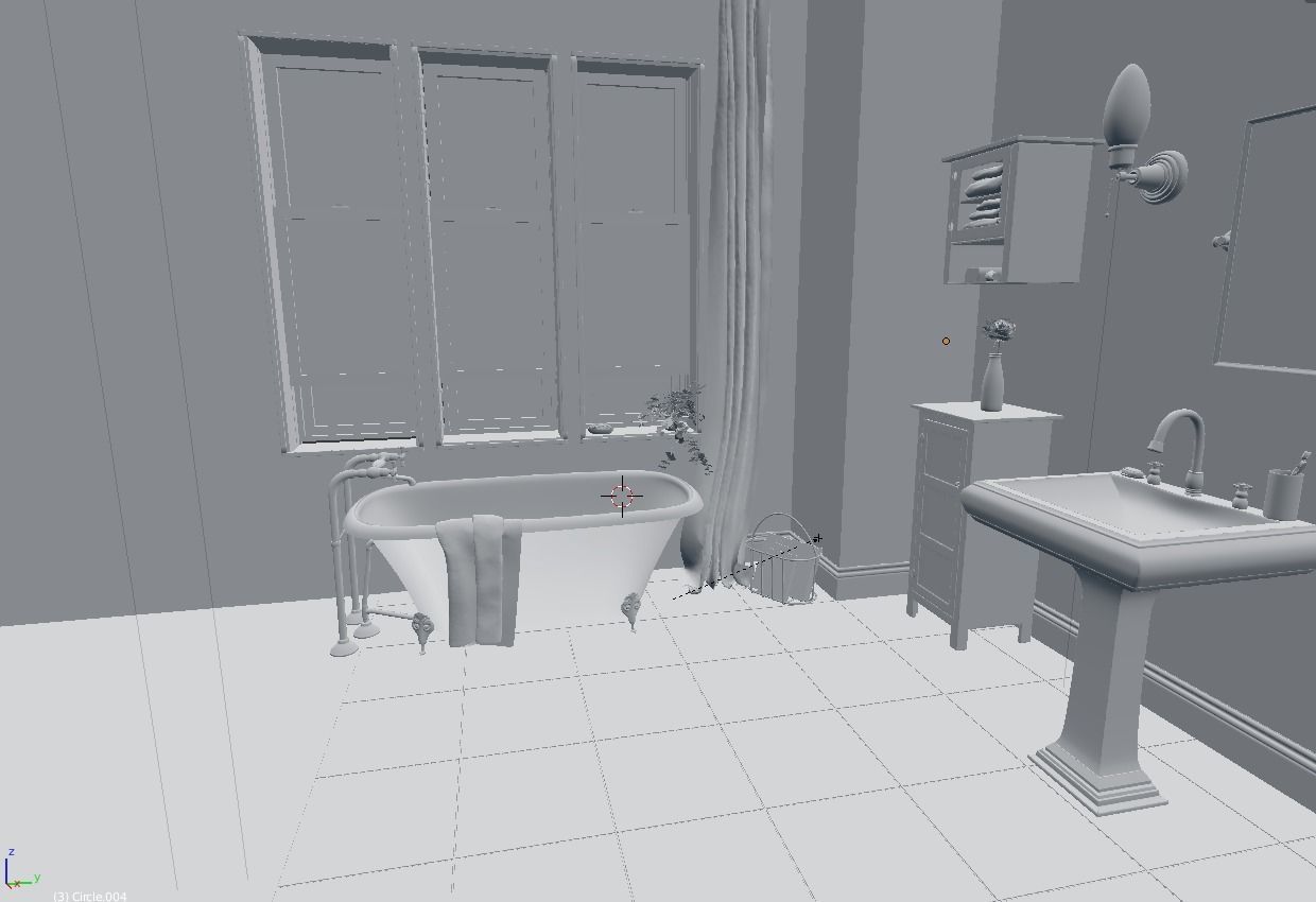 3D model Bathroom paint ideas VR / AR / low-poly | CGTrader