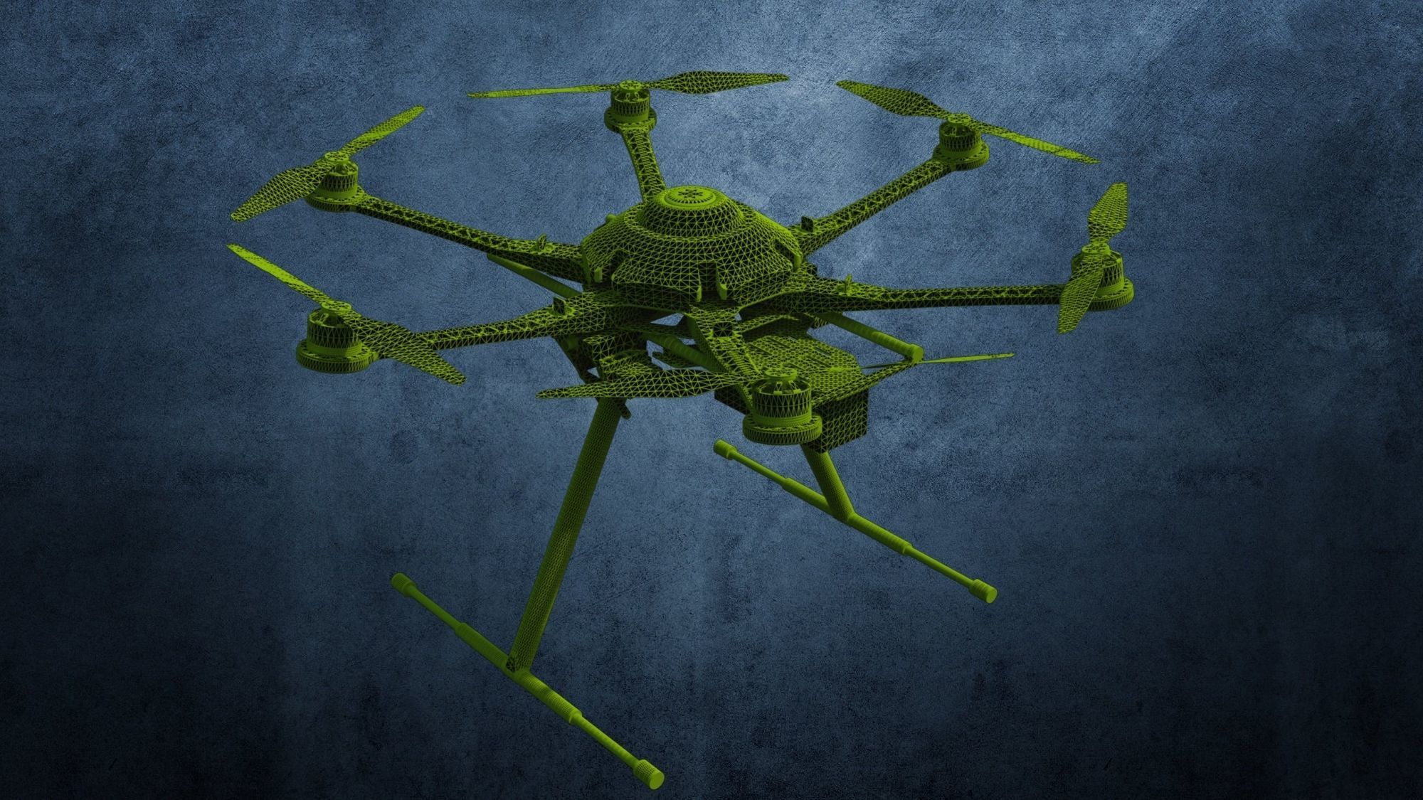 Multicopter DJI S800 3D model | CGTrader