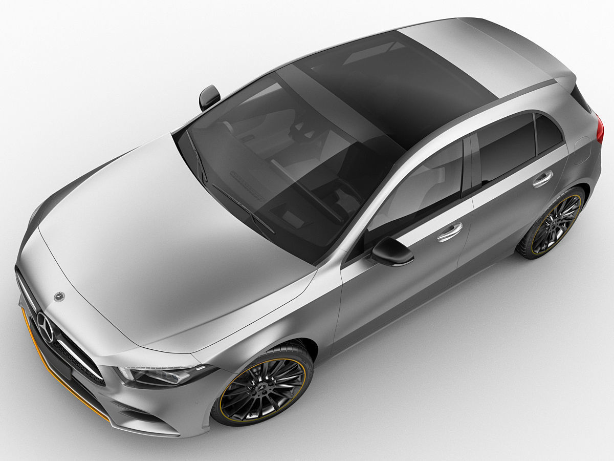 Mercedes-Benz A-class 2019 AMG line 3D model | CGTrader