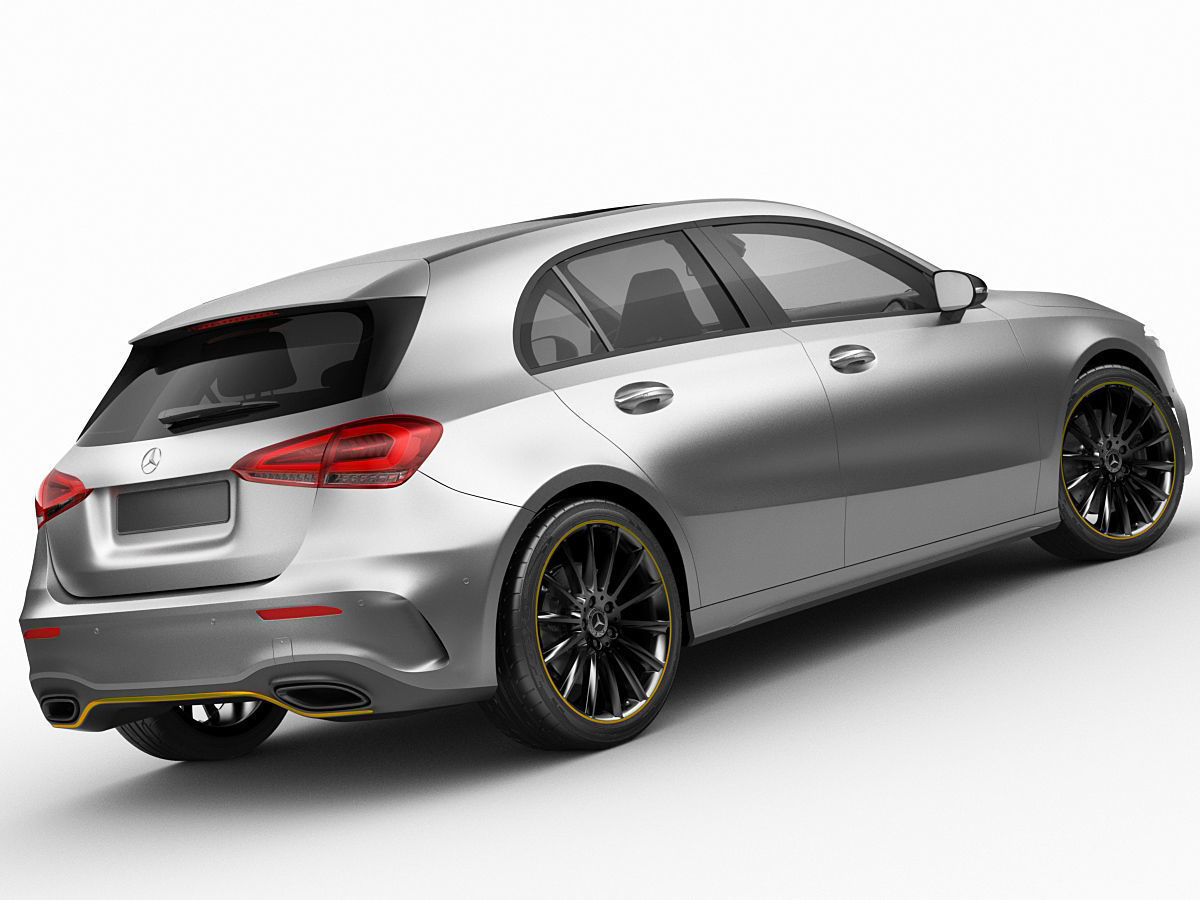 Mercedes-Benz A-class 2019 AMG line 3D model | CGTrader