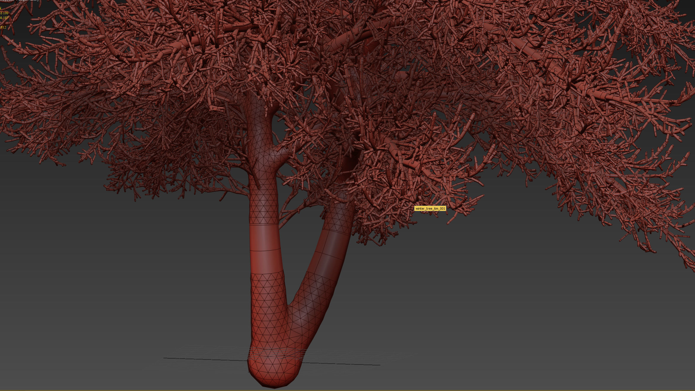 Winter tree 6 meters 3D model | CGTrader