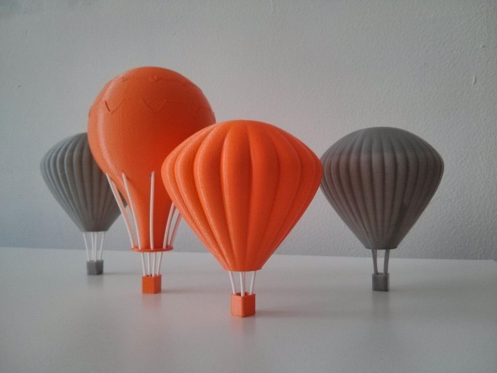 Printable Hot Air Balloons 3D model 3D printable | CGTrader