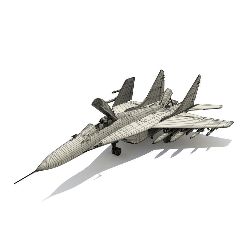 3D model Mig 29 VR / AR / low-poly | CGTrader