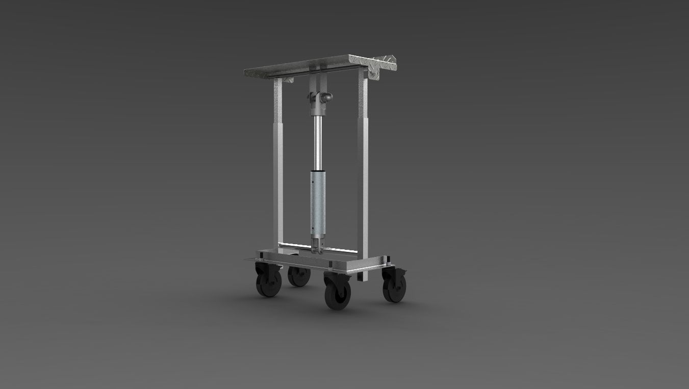 Elevating Work Table free 3D model | CGTrader