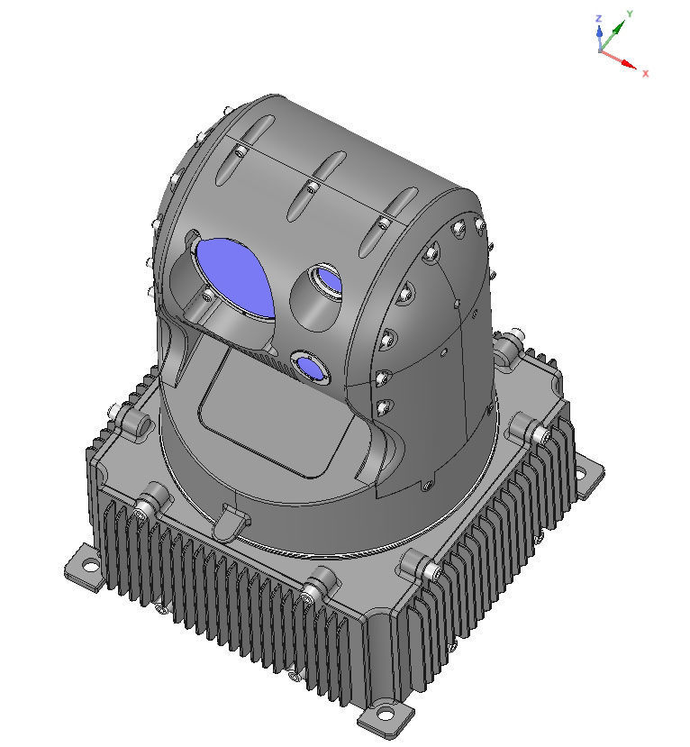 atircm infrared counter measure system 3D model | CGTrader