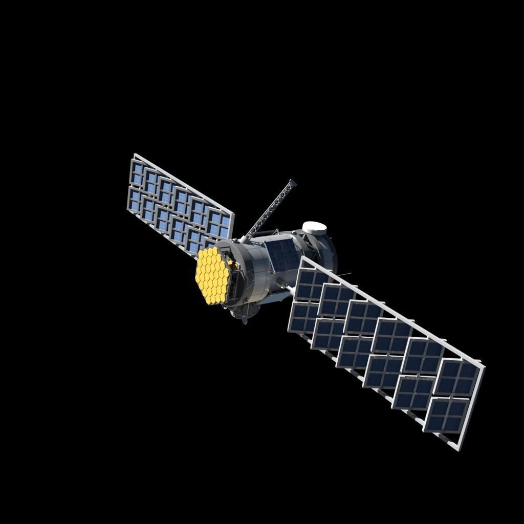 3D model 4 Satellites PLUS Build your own Satellite kit VR / AR / low ...
