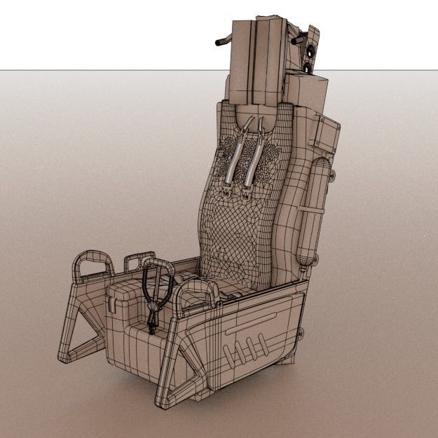 ACES II Ejection Seat 3D model | CGTrader