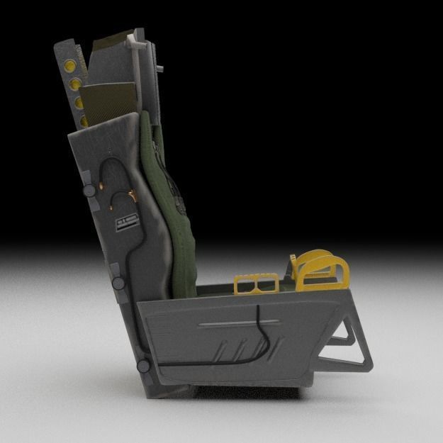 ACES II Ejection Seat 3D model | CGTrader