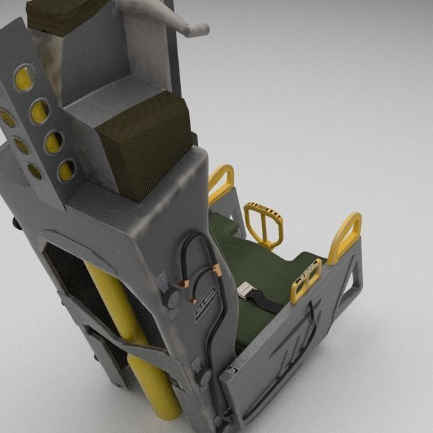 ACES II Ejection Seat 3D model | CGTrader